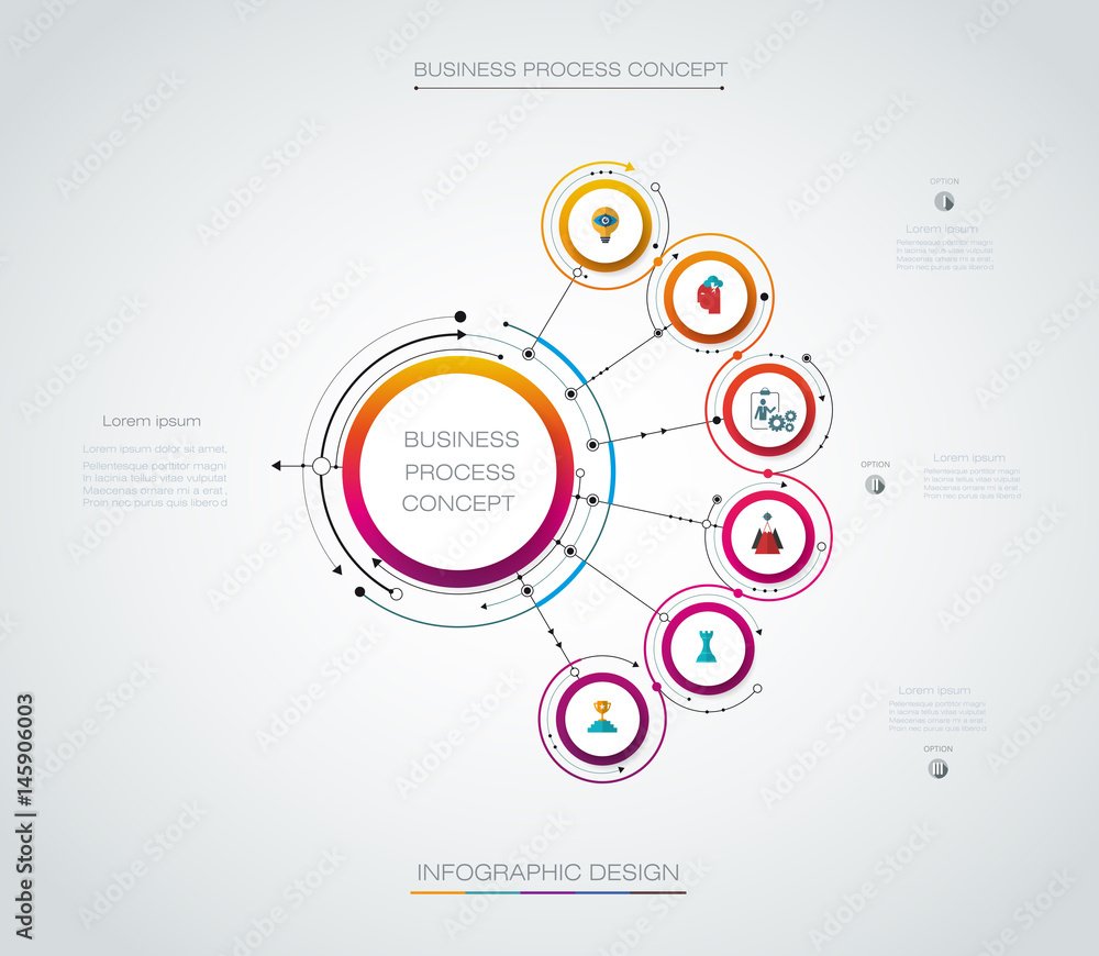 Стоковое векторное изображение «Vector infographics timeline design ...