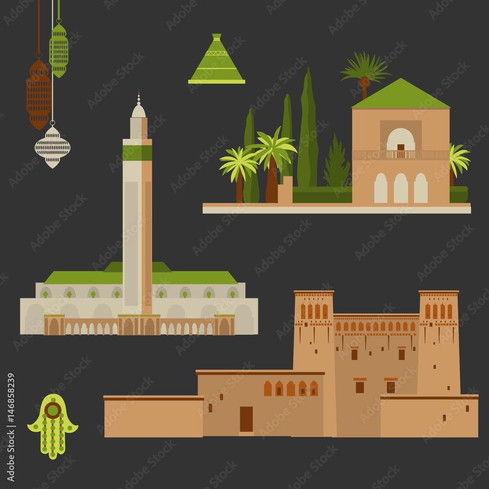 Morocco. .Vector illustration Stock Vector | Adobe Stock