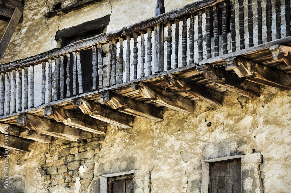 Arquitectura, Ruta jacobea, Agorreta, Esteríbar, Navarra, España Stock ...