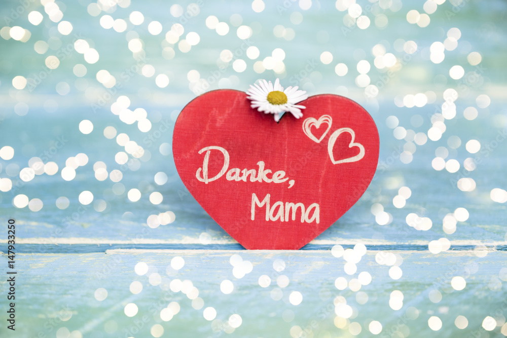 danke Mama Stock Photo | Adobe Stock
