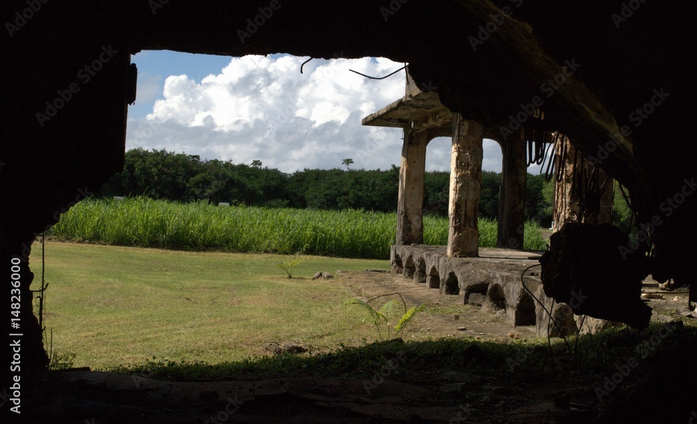 Japanese Air Command Building world war 11 ruins, Tinian The Japanese ...