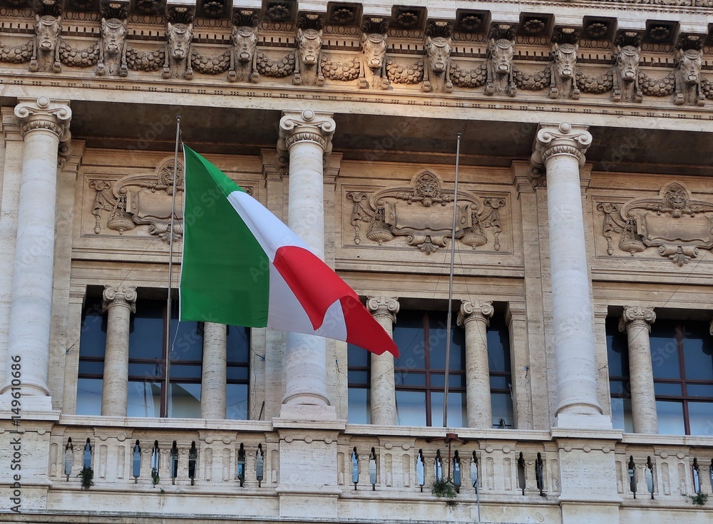 Drapeau italien Stock Photo | Adobe Stock
