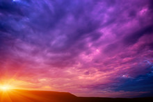 Violet Sunrise Free Stock Photo - Public Domain Pictures