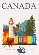 Canada Vintage Travel Poster Free Stock Photo - Public Domain Pictures