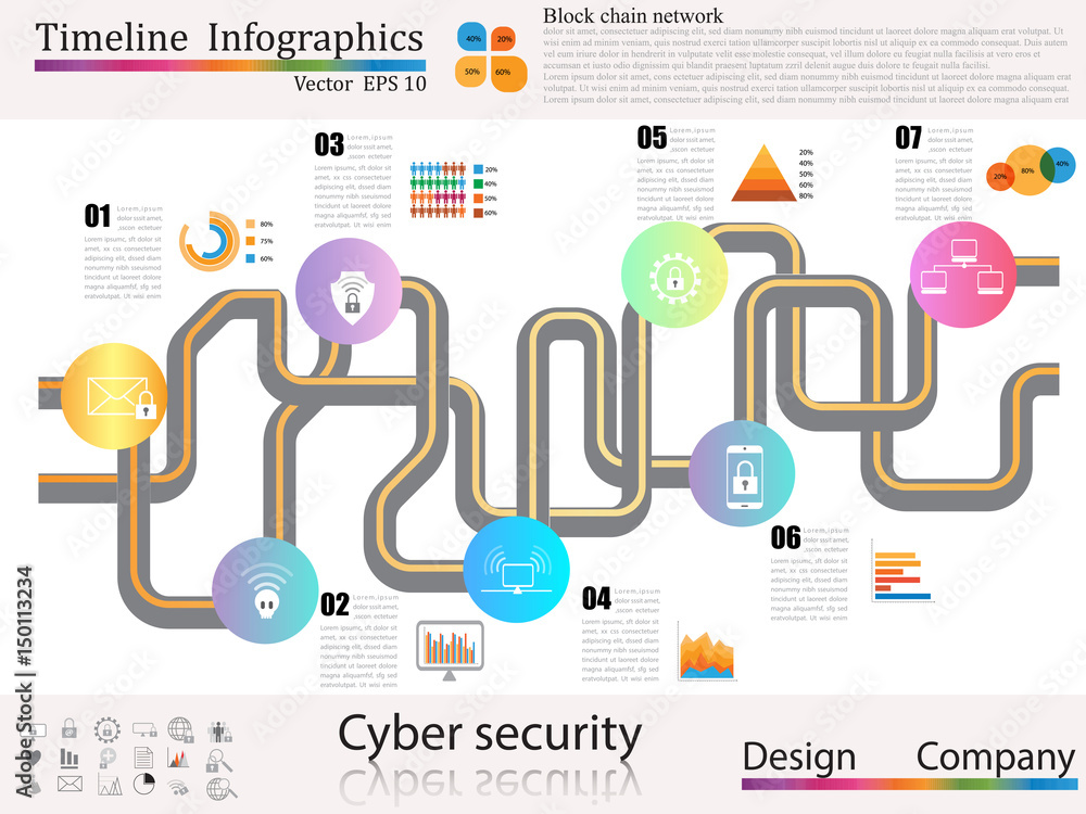 Timeline infographic, business style timeline banner, web design ...