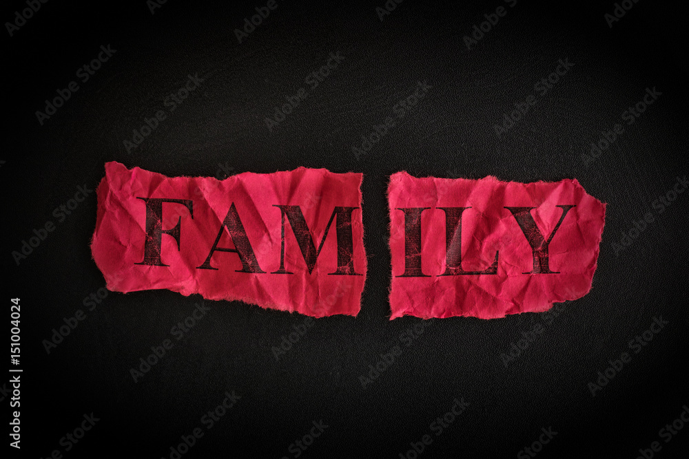 Family breakdown Stock Photo | Adobe Stock
