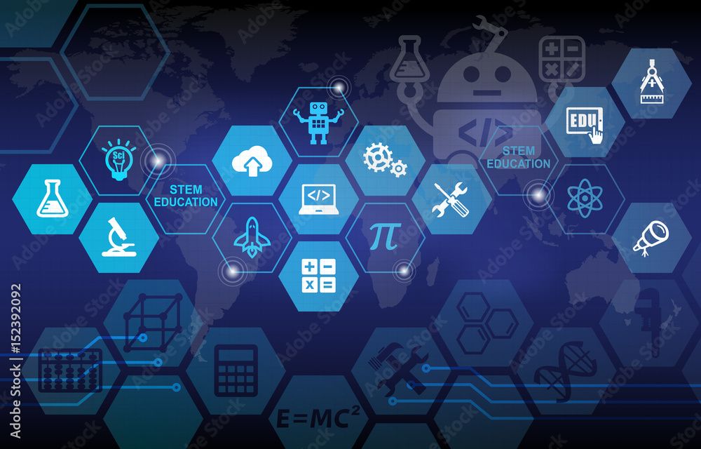STEM Education Background. Science Technology Engineering Mathematics ...