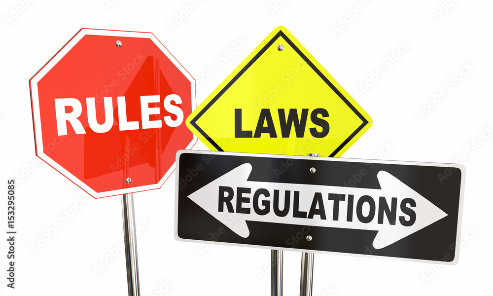 Rules And Regulations Signs