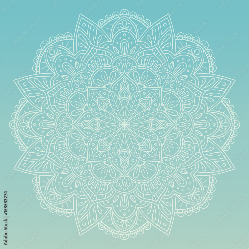 Mandala drawing. Hand drawn design illustration. Perfect for ...