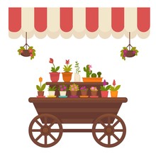 Flower Shop Station Wagon Free Stock Photo - Public Domain Pictures