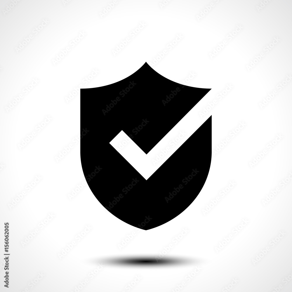Shield check mark logo icon design template element/ Vector ...