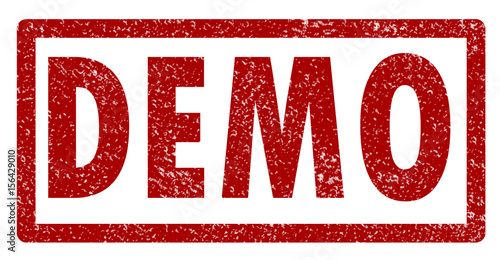 demo stamp on white background. demo rubber stamp. demo stamp sign ...