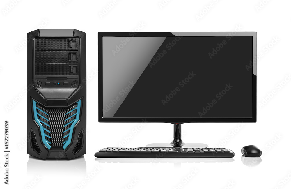 Foto de Stock Modern desktop computer. | Adobe Stock