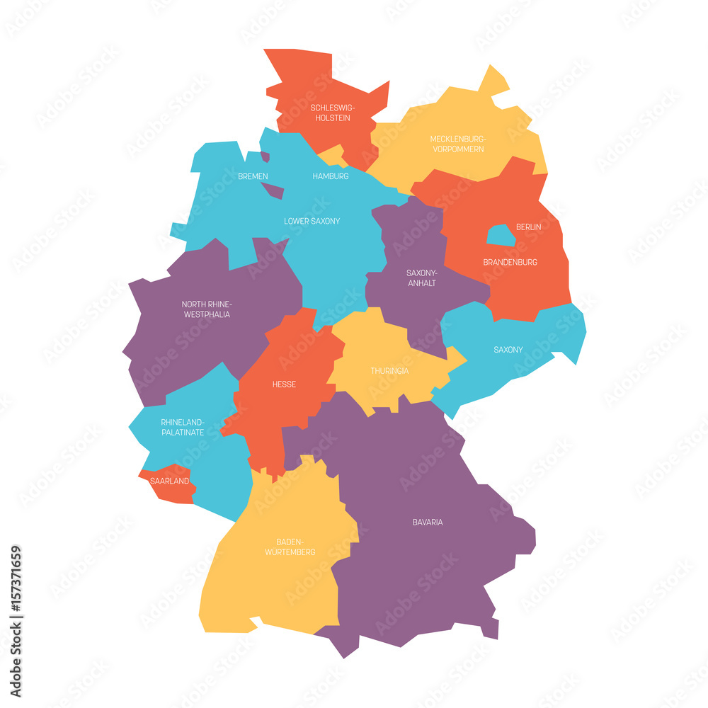 Germany Map With Cities And States