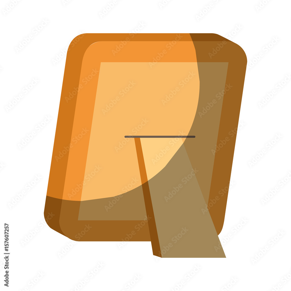 colorful graphic of photo frame back side without contour and half ...