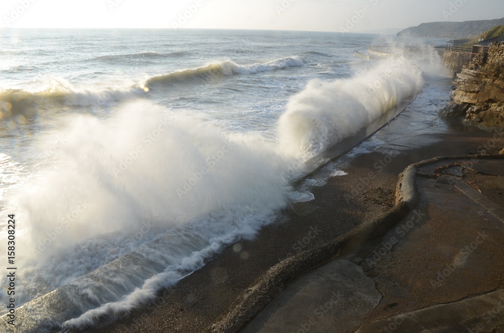 Tide waves Stock Photo | Adobe Stock