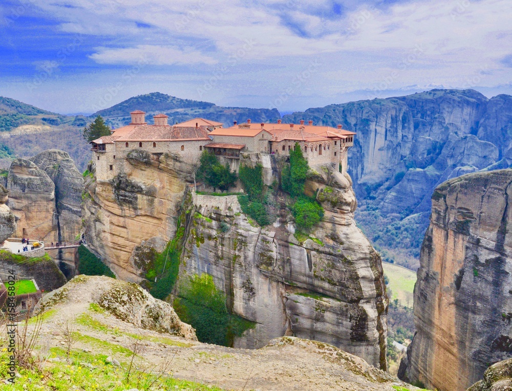 Meteora is one of the largest and most precipitously complexes of ...