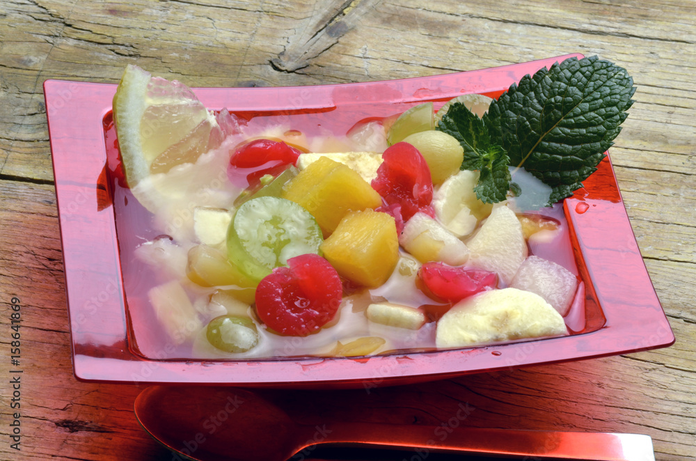 Macedonia de frutas Фруктовый салат Insalata di frutta Ensalada ...