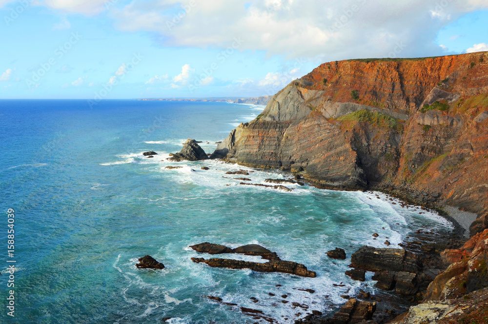 Beautiful West Coast Of Algarve Between Praia Do Amado And Cabo De Sao beautiful-west-coast-of-algarve-between-praia-do-amado-and-cabo-de-sao