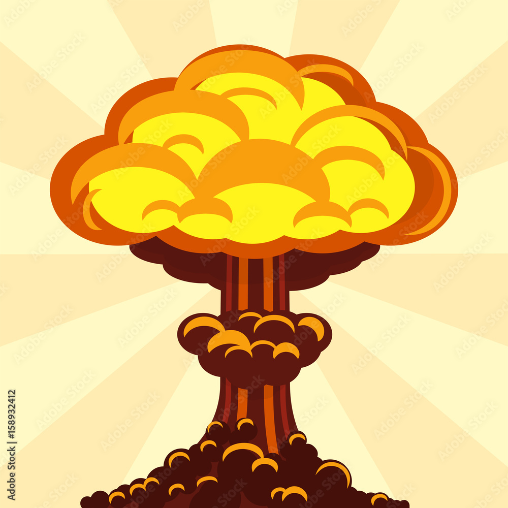 Cartoon explosion boom effect animation game sprite sheet explode burst ...