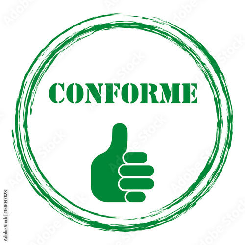 Logo conforme. Vecteur Stock | Adobe Stock