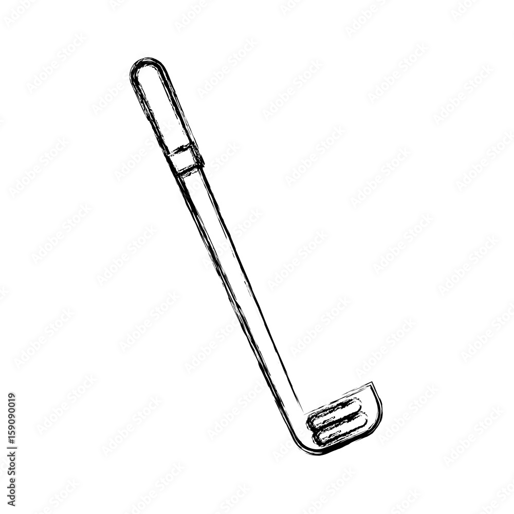 sketch draw cute golf club cartoon vector graphic design Stock Vector ...