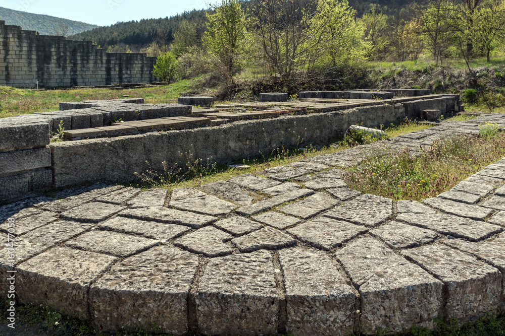 Ruins of The capital city of the First Bulgarian Empire medieval ...
