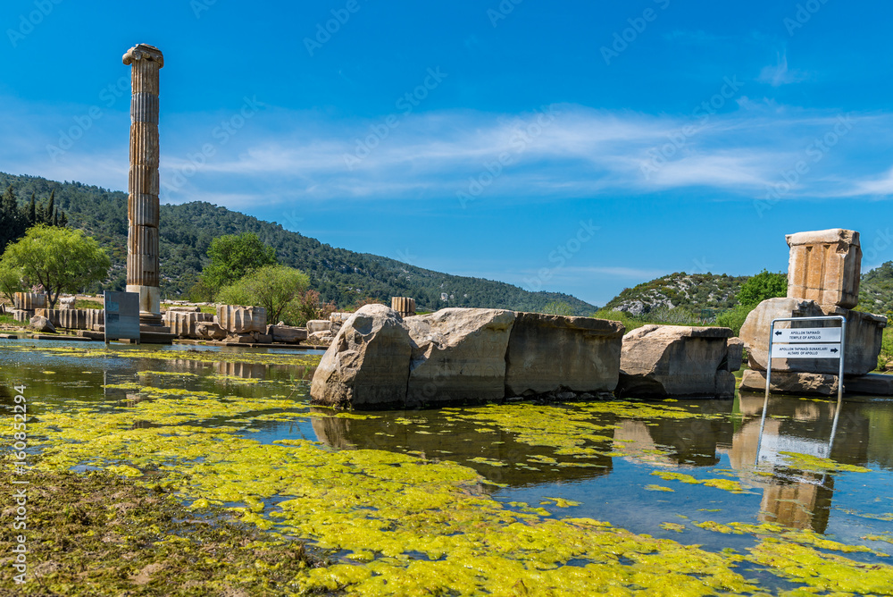 April 11, 2017 - Claros, Izmir province, Turkey. Claros, an ancient ...
