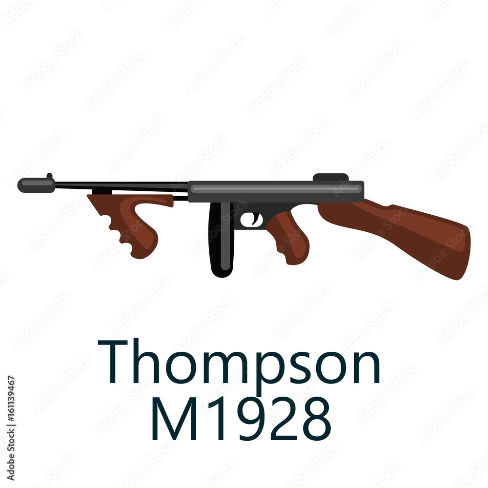 Thompson Machine gun favorite weapon of gangsters in the 1920 -1930 ...