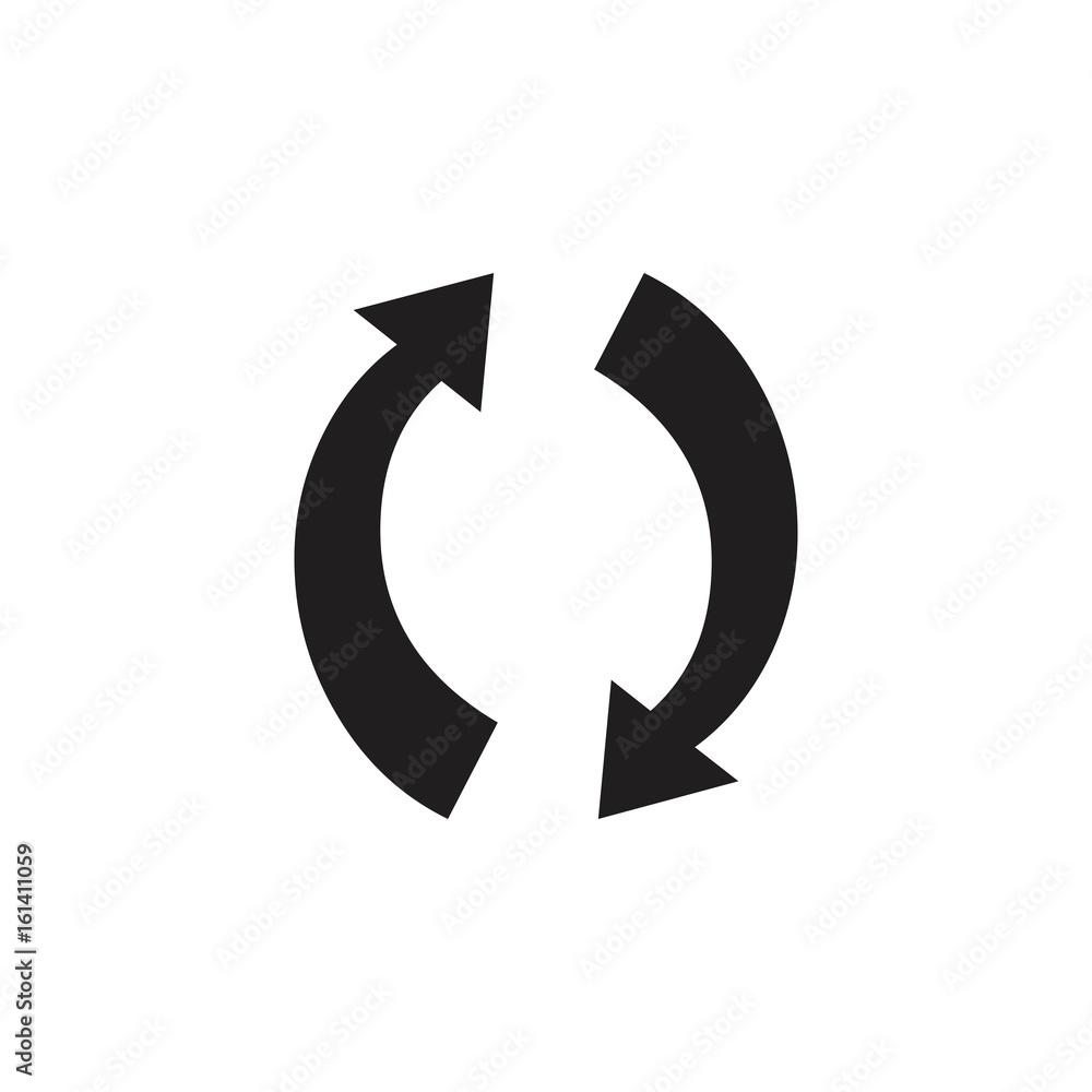 rounded arrow logo vector Stock Vector | Adobe Stock