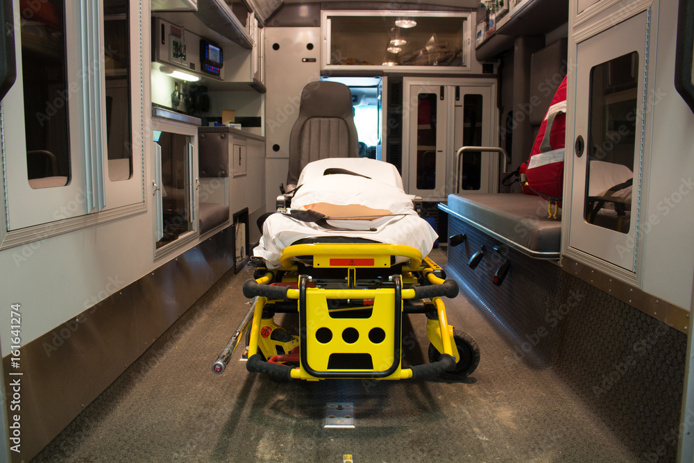 Back of ambulance Stock Photo | Adobe Stock