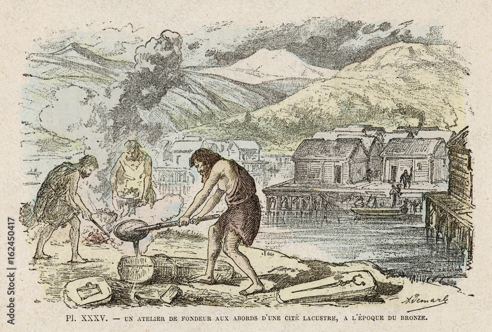 Bronze Age Metalwork. Date: circa 2000 BC Stock Photo | Adobe Stock