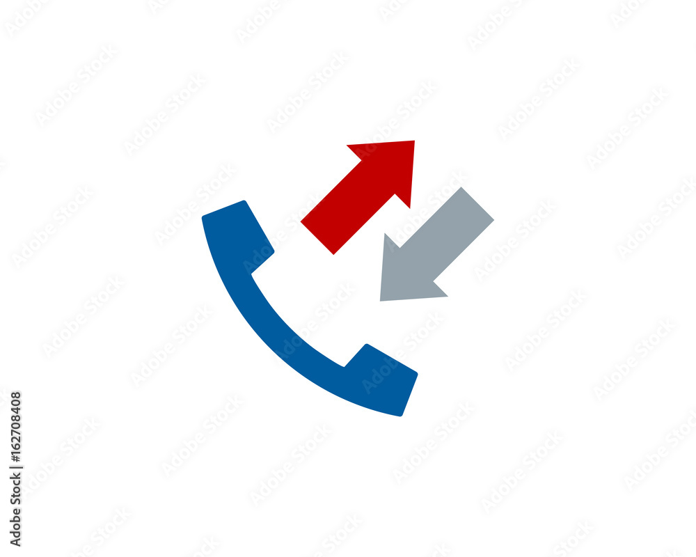 Call Icon Logo Design Element Stock Vector | Adobe Stock