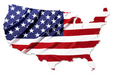 USA Map And Flag Free Stock Photo - Public Domain Pictures