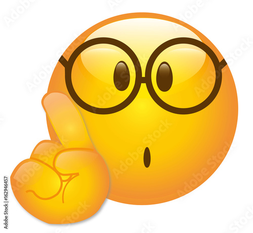 Schlaubi Smiley Schlau Besserwisser Vektor Stock Vector | Adobe Stock