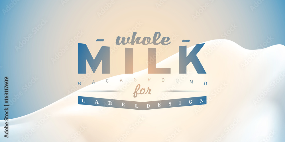 Realistic milk background hig quality vector illustration for design ...