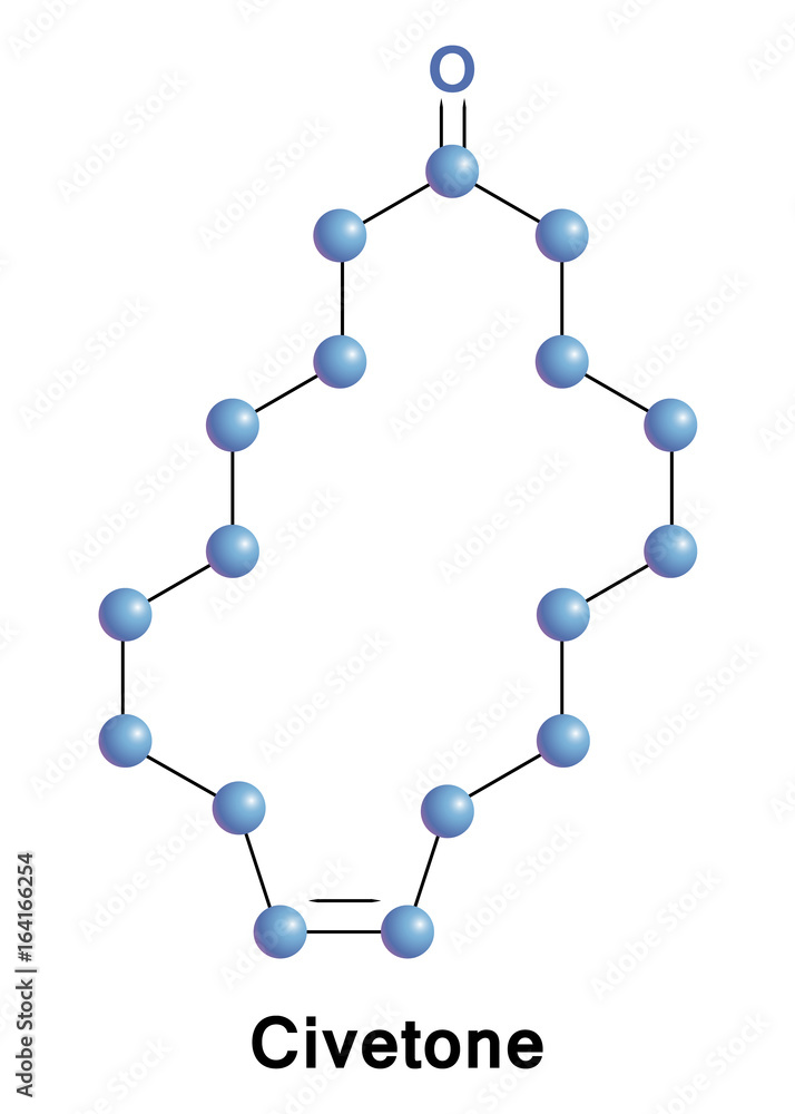Civetone is a macrocyclic ketone and the main odorous constituent of ...