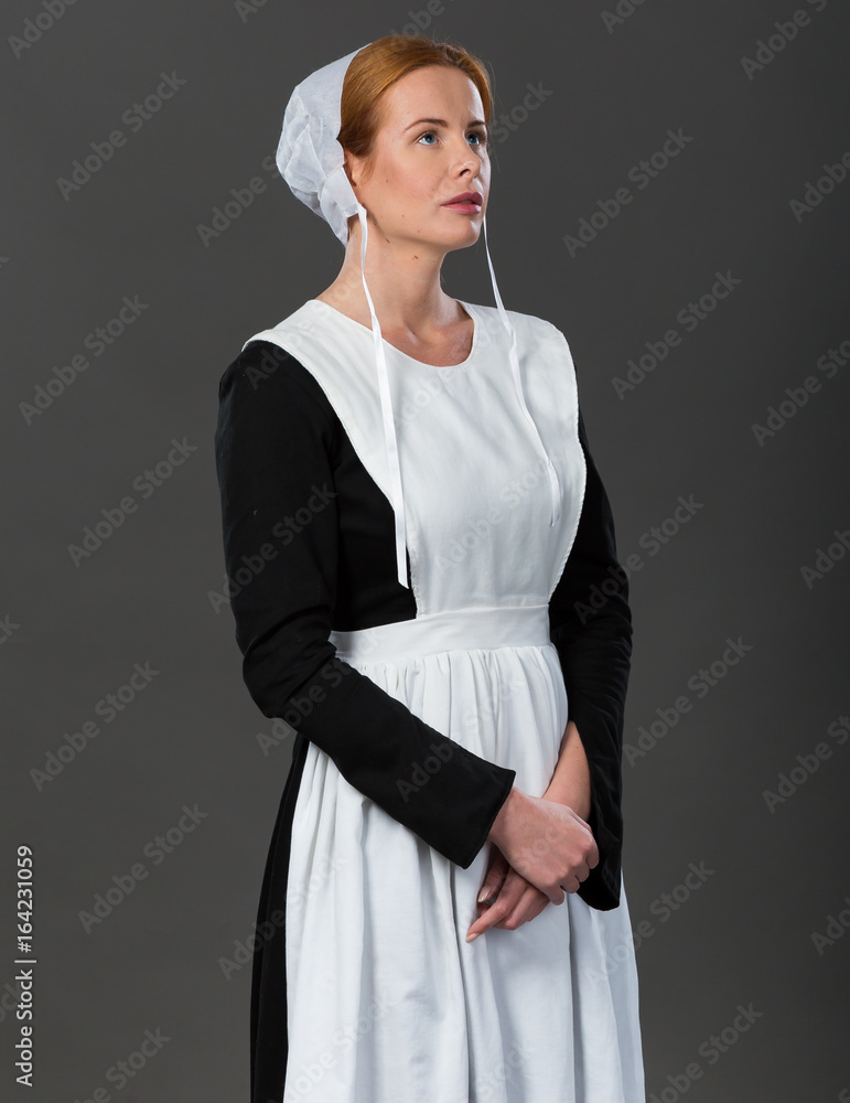 Amish woman Stock Photo | Adobe Stock