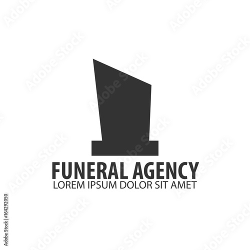Funeral home undertaking ceremonial service. Funeral agency. Vector ...