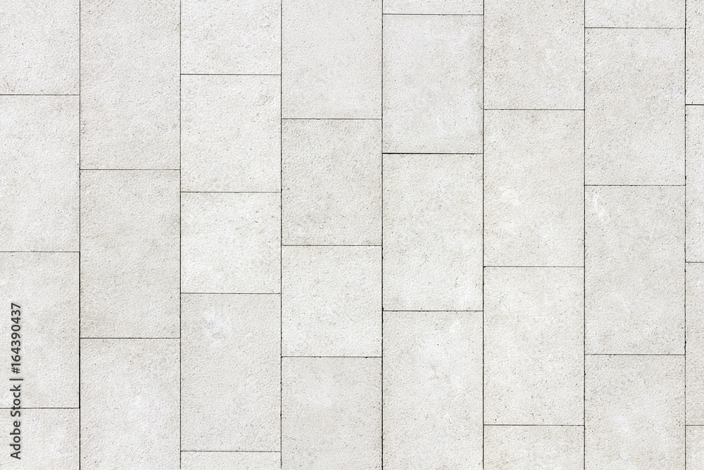 Floor of white stone slabs Stock Photo | Adobe Stock