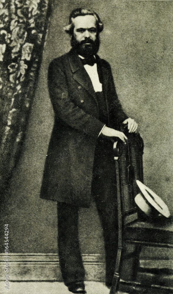 Karl Marx (1818-1883), Prussian-born philosopher, economist, political ...