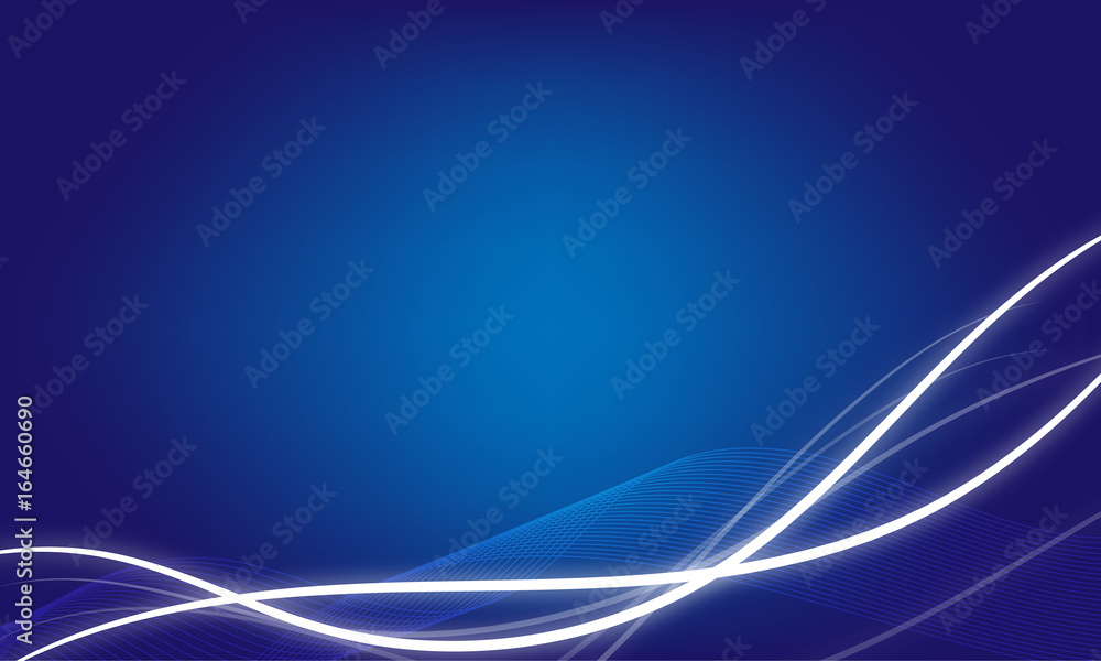 Blue modern abstract lines swoosh certificate - speed smooth wave ...
