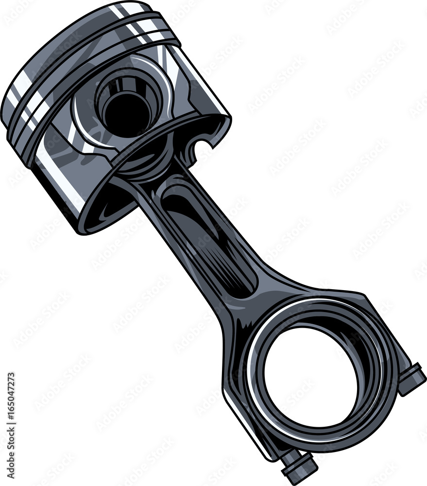 Piston Vector Stock Vector | Adobe Stock