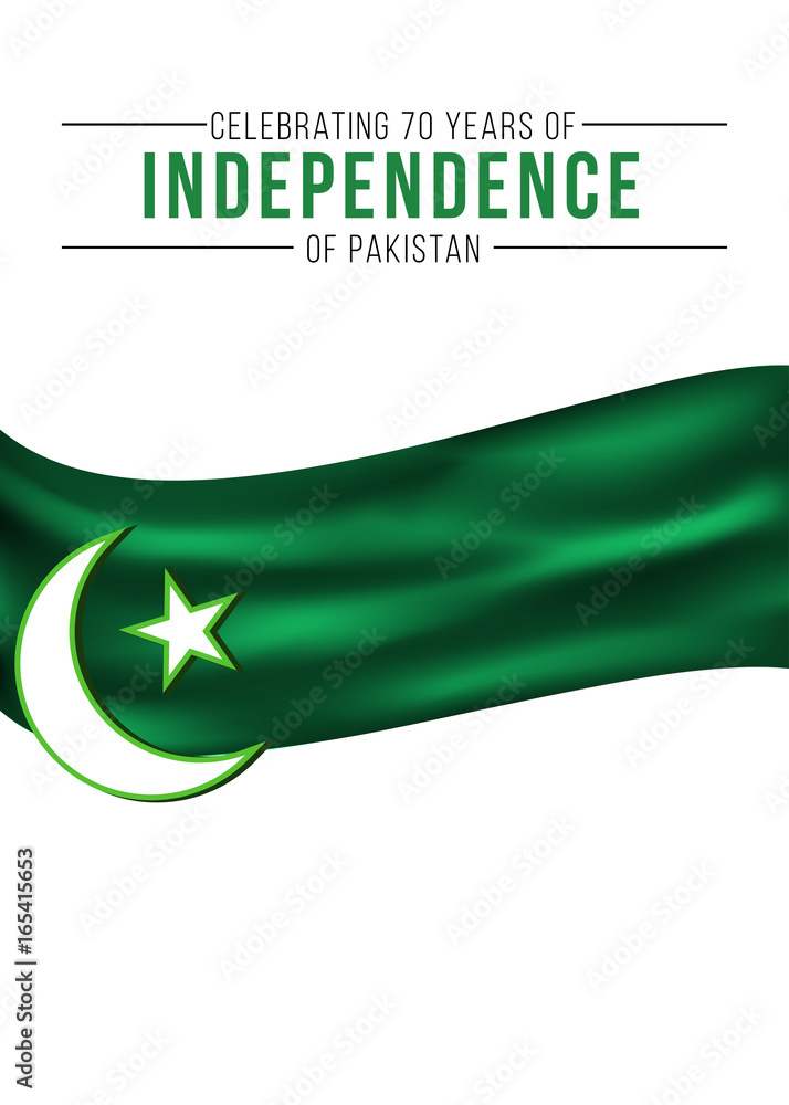 Pakistan Independence day themed banner Stock Vector | Adobe Stock