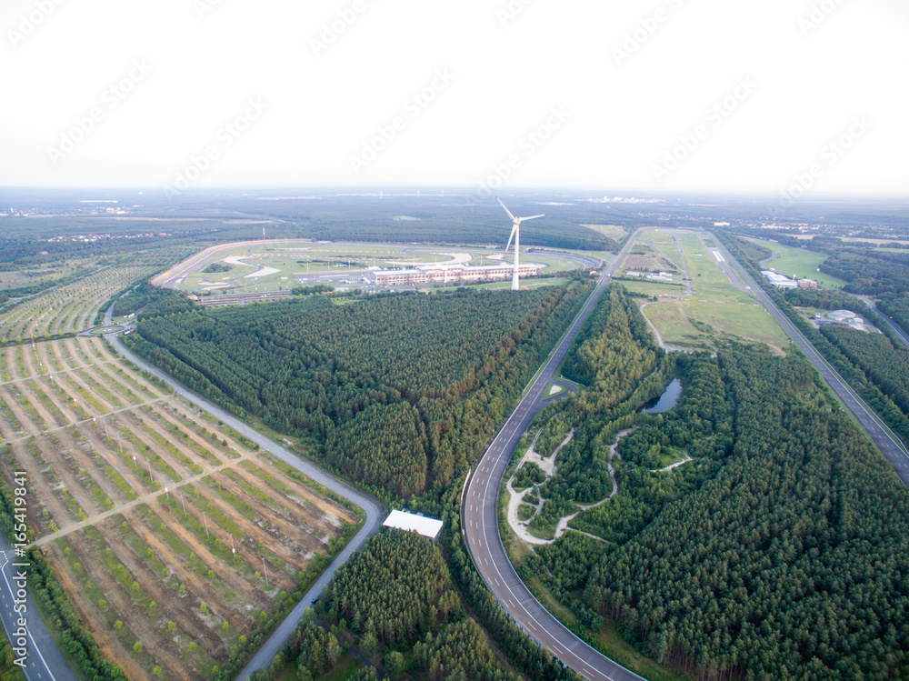 Lausitzring und Dekra Testoval Klettwitz Schipkau Luftbild Stock Photo ...
