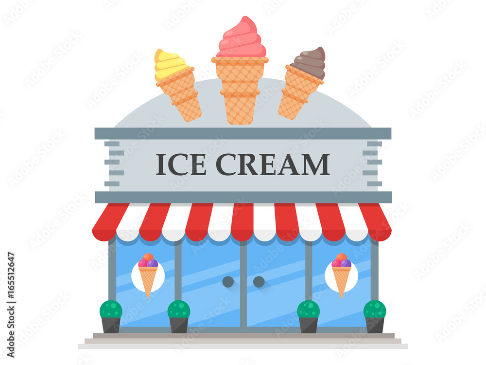 Ice Cream Shop Clipart