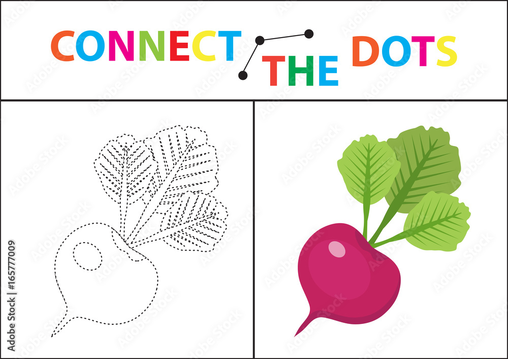 Children s educational game for motor skills. Connect the dots picture ...
