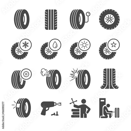 Tire icons set: comprar este vector de stock y explorar vectores ... Tire icons set: comprar este vector de stock y explorar vectores ...