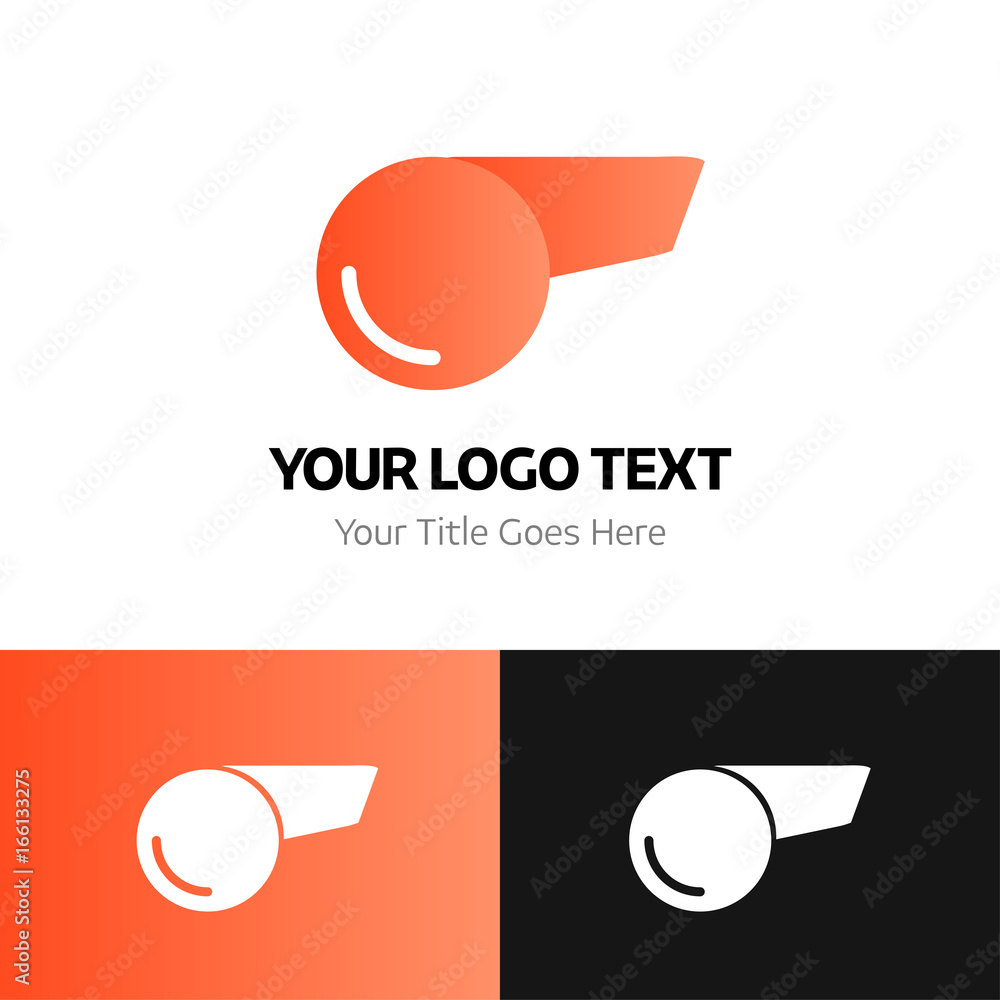 Referee logo template. Logo branding for your new corporate company ...