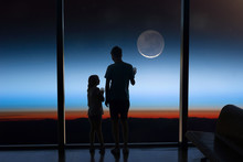 Moon Through The Window Free Stock Photo - Public Domain Pictures